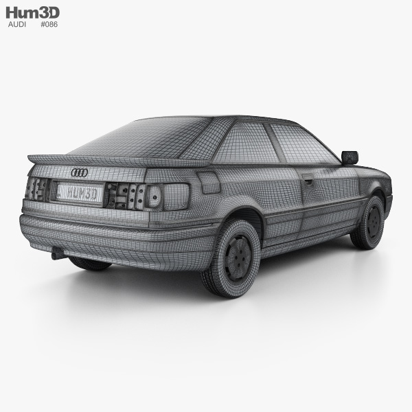 Audi Coupe 1996 3D model - Download Sports car on 3DModels.org