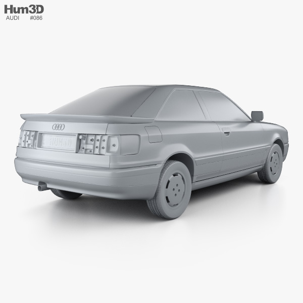 Audi Coupe 1996 3D model - Download Sports car on 3DModels.org