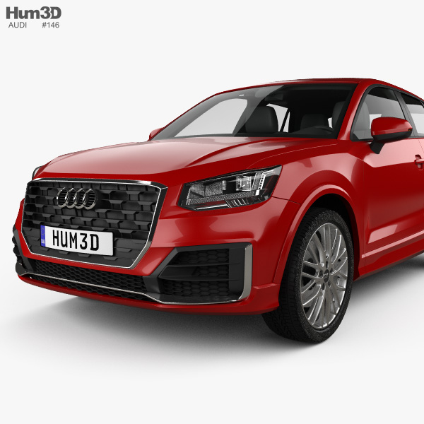 Audi Q2 S-Line 2020 3D模型 - 下载 Crossover SUV on 3DModels.org