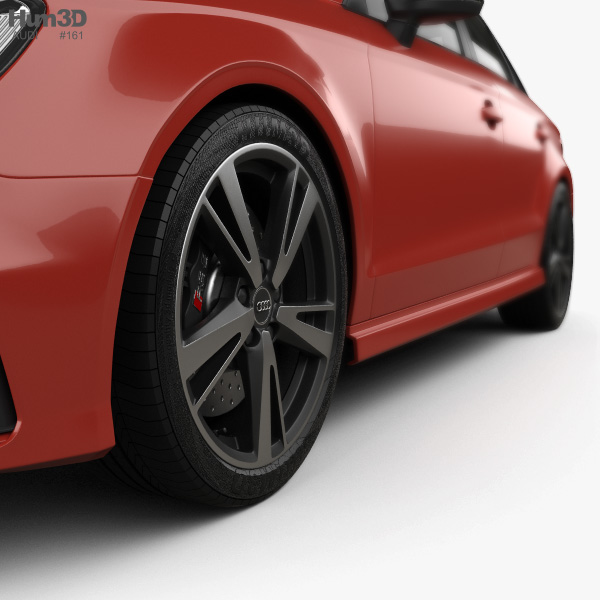 Audi RS3 sedan 2018 3D model - Download Sedan on 3DModels.org