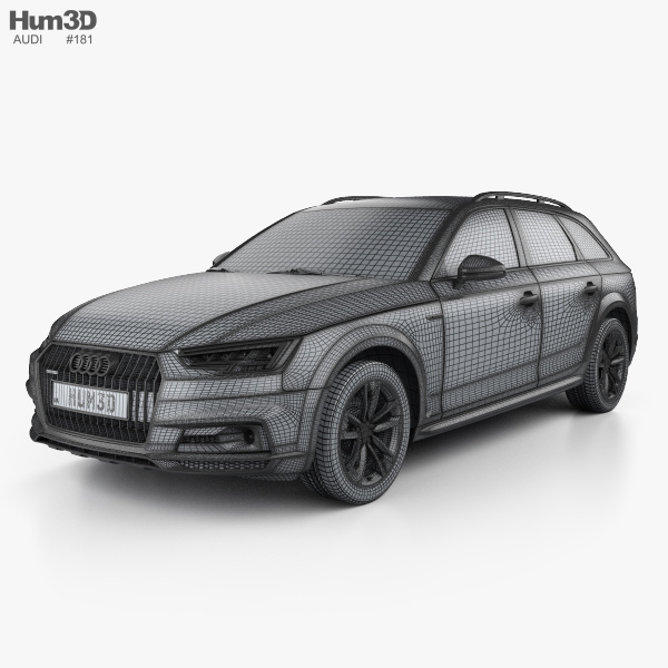 Audi A4 (B9) Allroad with HQ interior 2020 3D model - Download Wagon ...