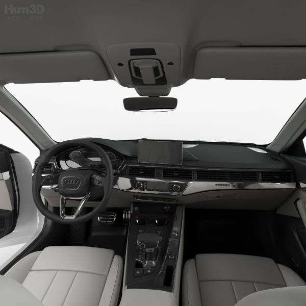 Audi A4 (B9) Allroad 2020 HD Interior 360-view Panorama 3D model