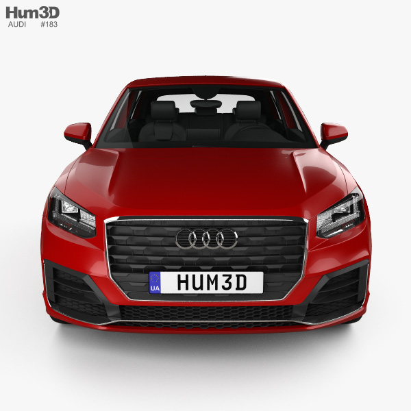 Audi Q2 S-Line with HQ interior 2020 3D model - Download Crossover SUV ...