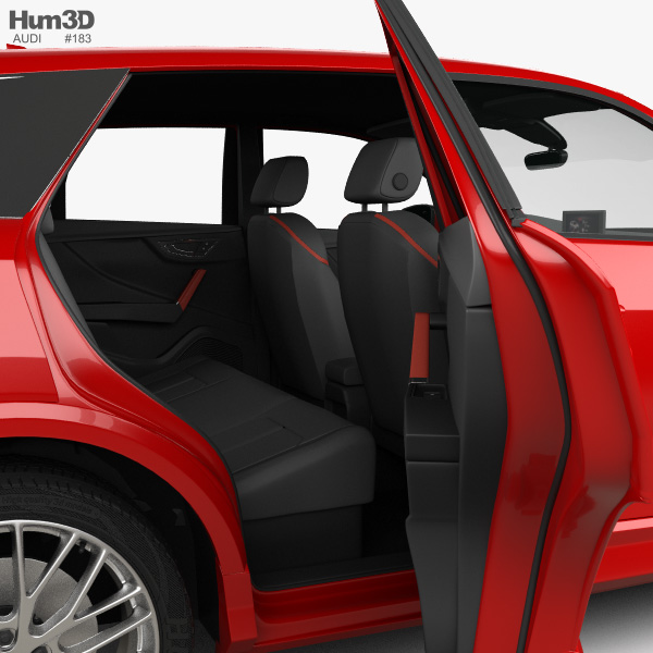 Audi Q2 S-Line with HQ interior 2020 3D model - Download Crossover SUV ...