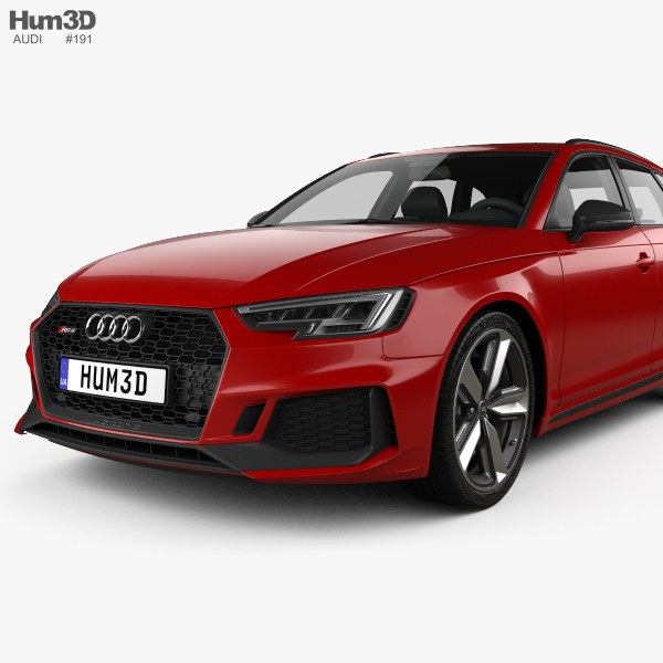 Audi RS4 Avant 2021 3D model - Download Wagon car on 3DModels.org