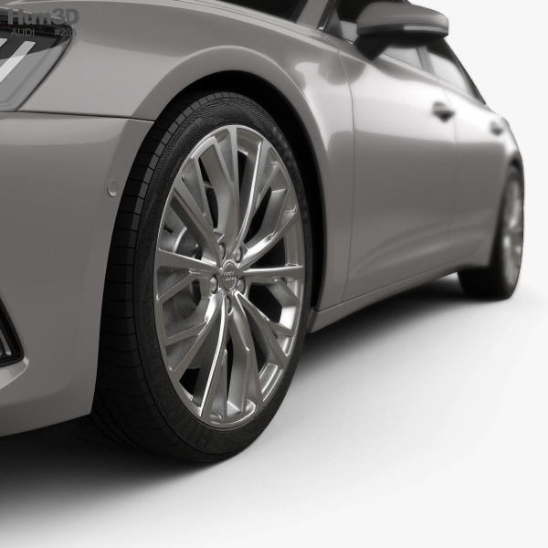 Audi A6 (C8) sedan 2021 3D model - Download Sedan on 3DModels.org