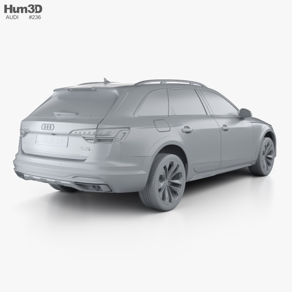Audi A4 Allroad with HQ interior 2022 3D model - Download Wagon car on ...