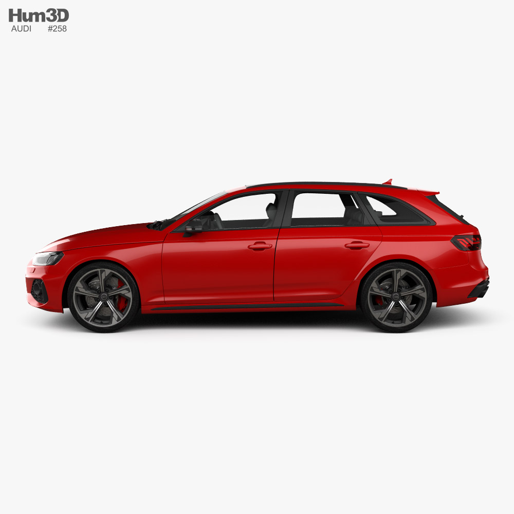 Audi RS4 avant 2023 3D model - Download Wagon car on 3DModels.org