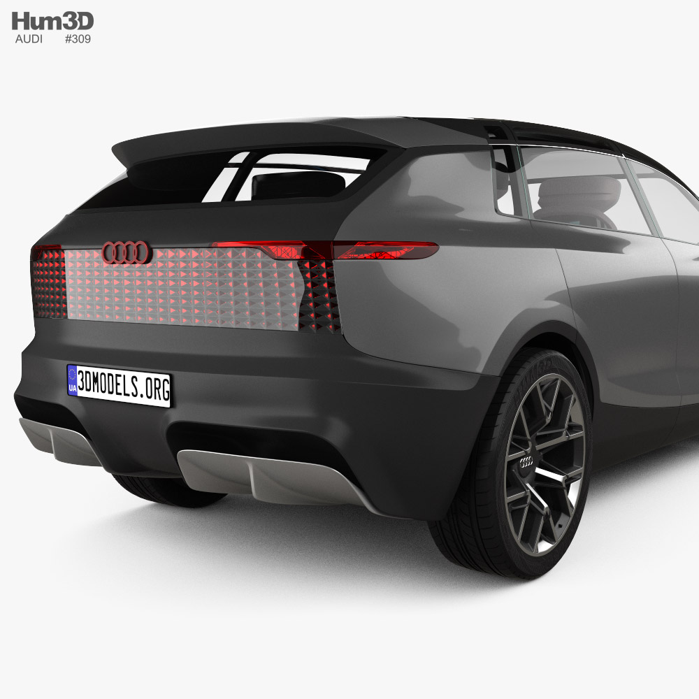 Audi Urbansphere with HQ interior 2025 3D model - Download Van on ...