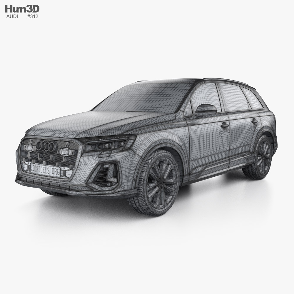 Audi Q7 S line 2025 3D model - Download Crossover SUV on 3DModels.org