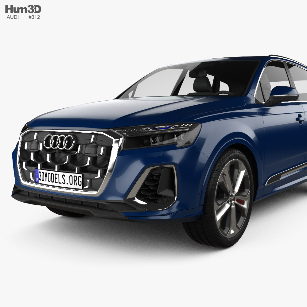 Audi Q7 S line 2025 3D model - Download Crossover SUV on 3DModels.org