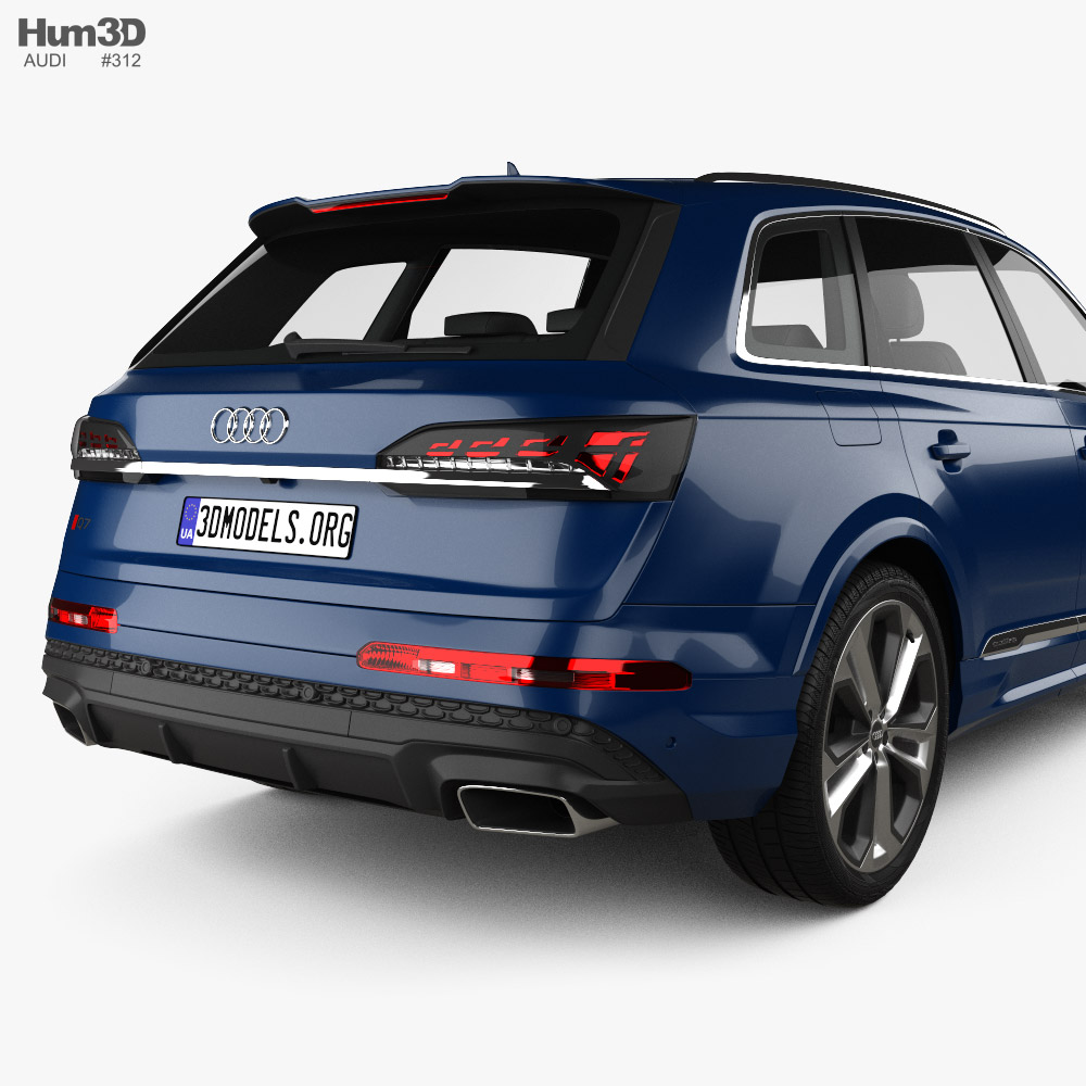 Audi Q7 S line 2025 3D model - Download Crossover SUV on 3DModels.org