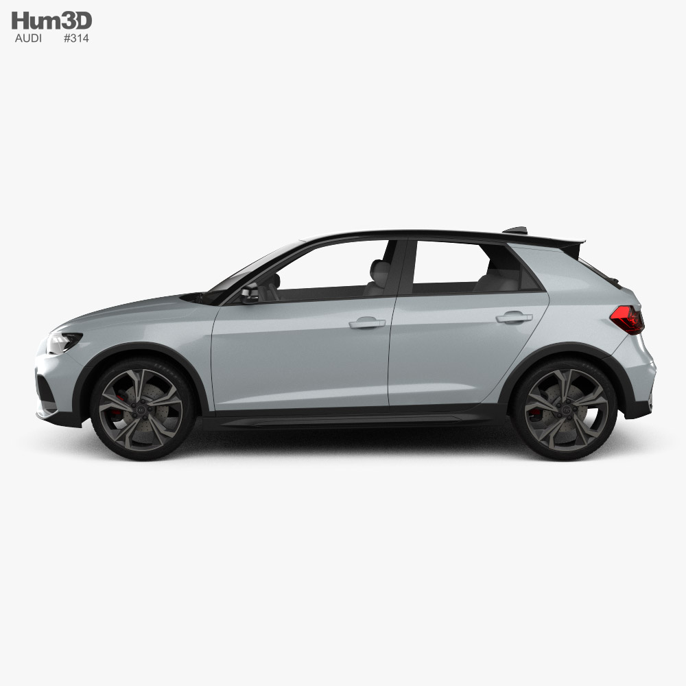 Audi A1 Allstreet 2025 3D model - Download Hatchback on 3DModels.org