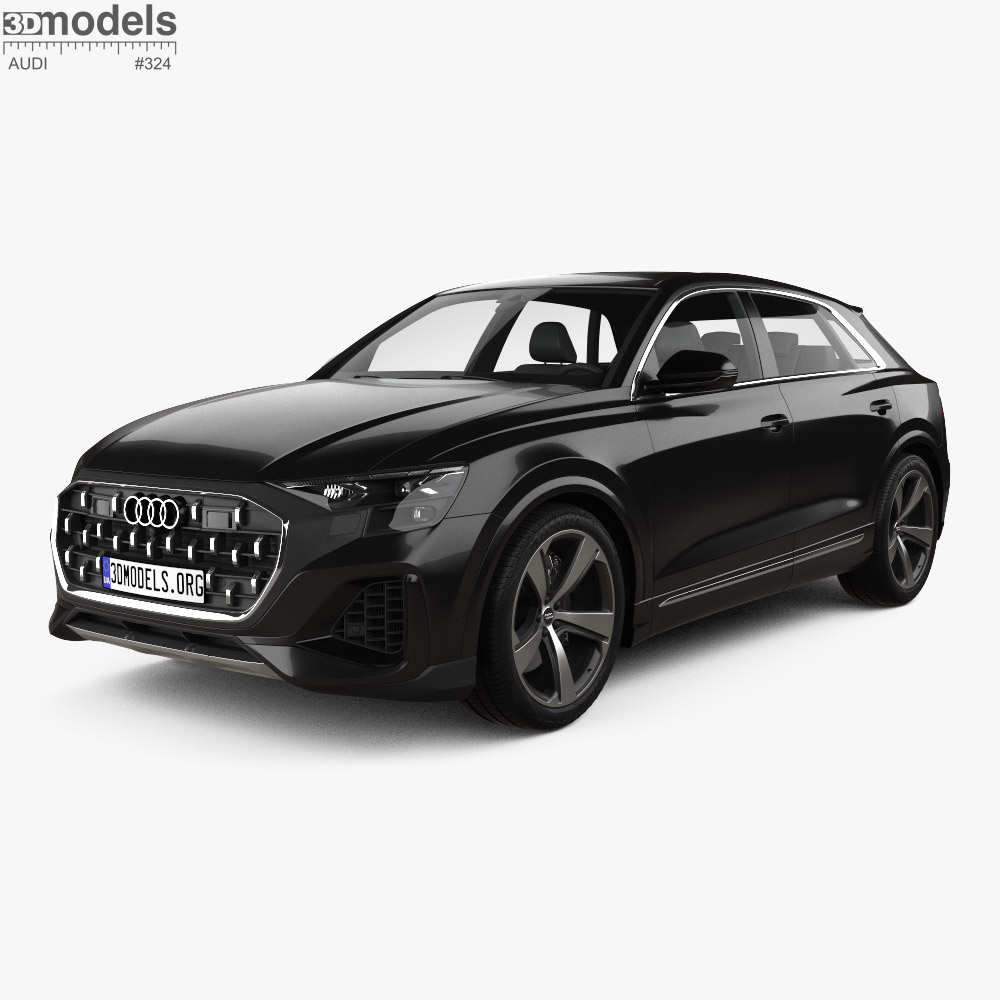 Audi Q8 e 2025 3D model - Download Crossover SUV on 3DModels.org