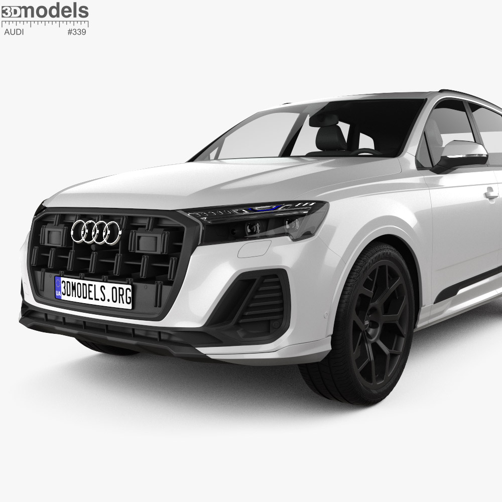 Audi Q7 e 2025 3D model - Download Crossover SUV on 3DModels.org