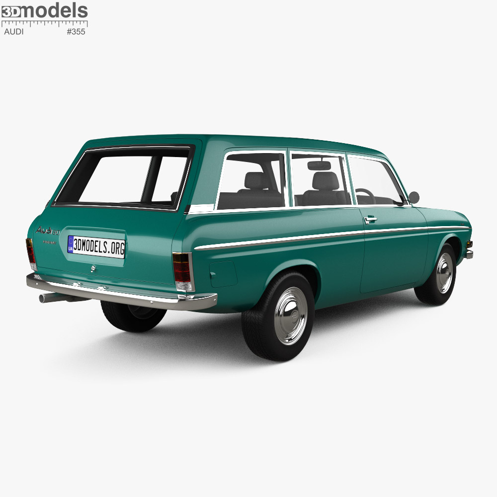 Audi 80 variant 1971 3D model - Download Wagon car on 3DModels.org