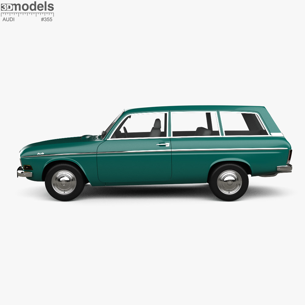 Audi 80 variant 1971 3D model - Download Wagon car on 3DModels.org