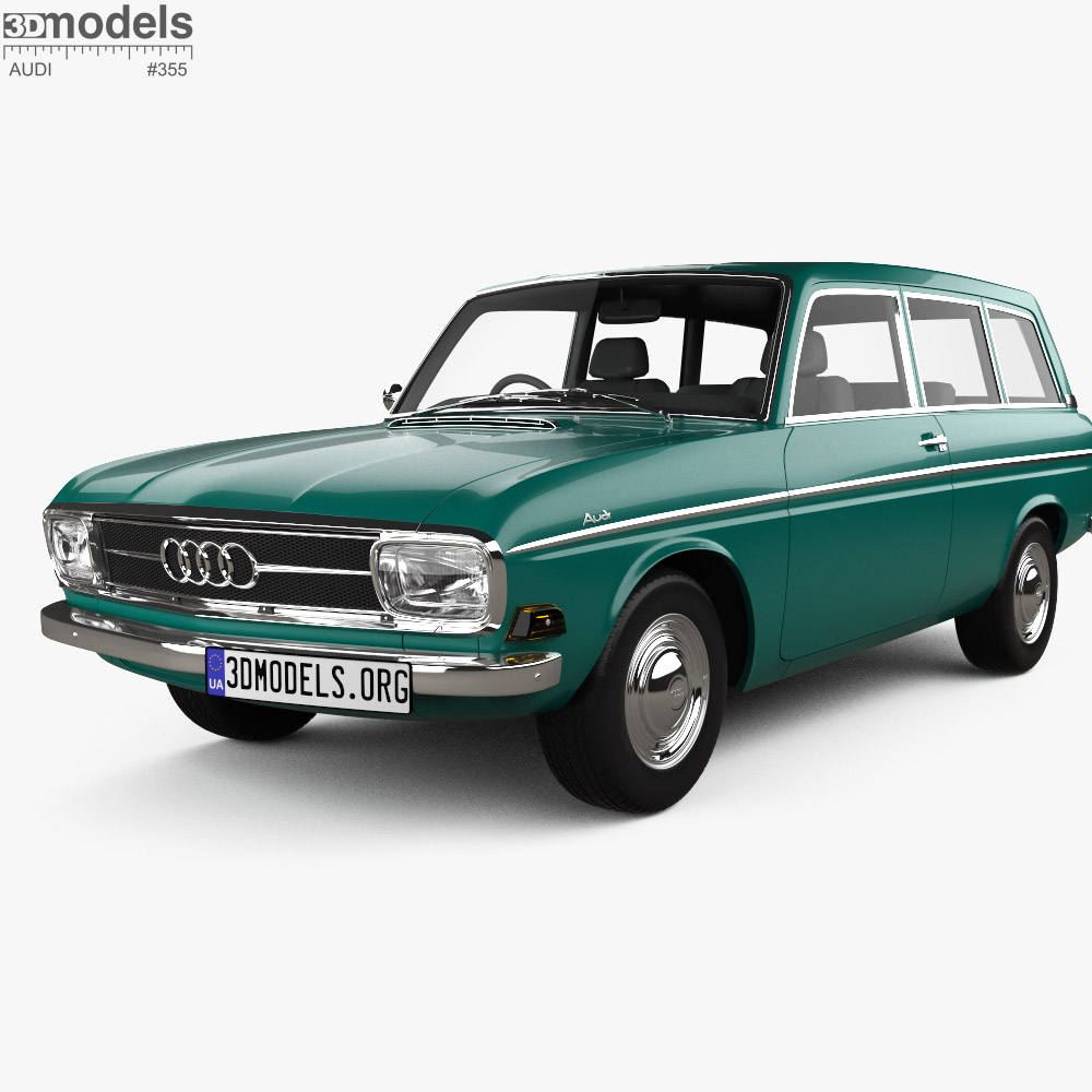 Audi 80 variant 1971 3D model - Download Wagon car on 3DModels.org