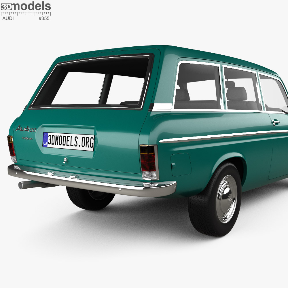 Audi 80 variant 1971 3D model - Download Wagon car on 3DModels.org