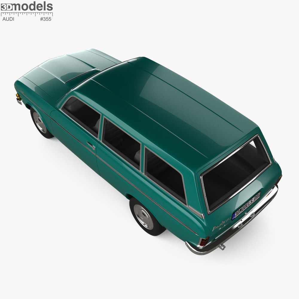 Audi 80 variant 1971 3D model - Download Wagon car on 3DModels.org