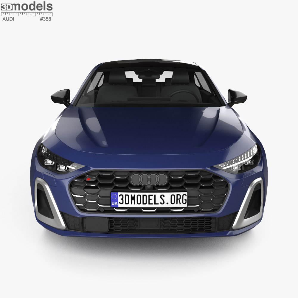 Audi S5 sedan US-spec 2025 3D 모델 - 다운로드 Sedan on 3DModels.org