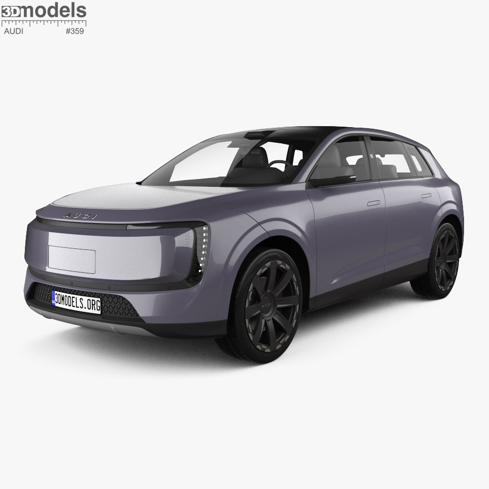 Audi Elektro SUV 2026 3D-Modell - Herunterladen Crossover SUV on ...