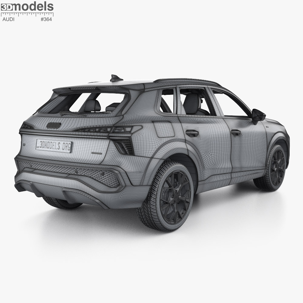 Audi Q3 S-line with HQ interior 2025 3D model - Download Crossover SUV ...