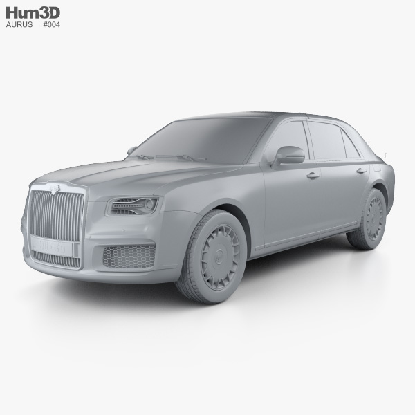 Aurus Senat sedan 2021 3D model - Download Sedan on 3DModels.org