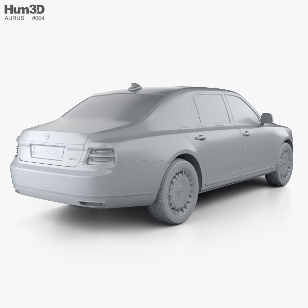 Aurus Senat sedan 2021 3D model - Download Sedan on 3DModels.org