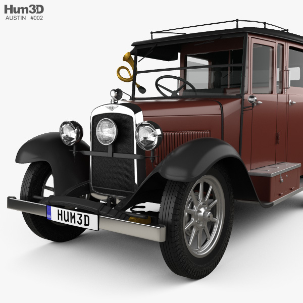Austin 12/4 Taxi 1935 3D model - Download Wagon car on 3DModels.org