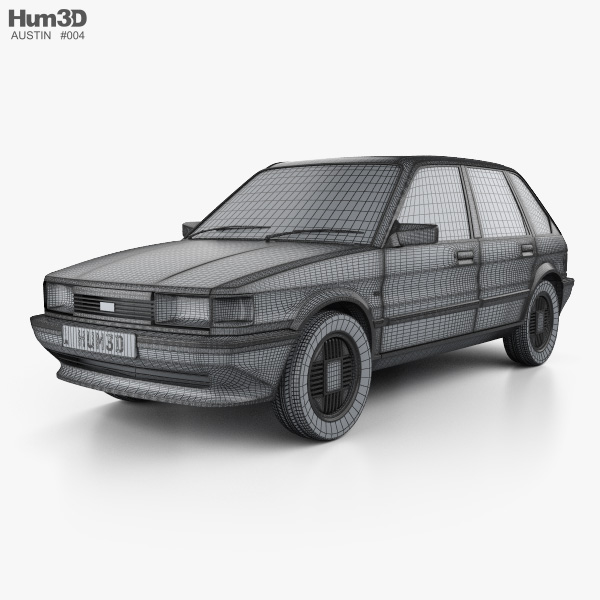 Austin Maestro 1995 3D model - Download Hatchback on 3DModels.org