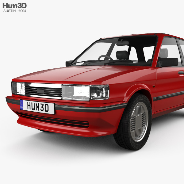 Austin Maestro 1995 3D model - Download Hatchback on 3DModels.org
