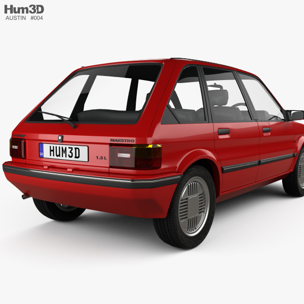 Austin Maestro 1995 3D model - Download Hatchback on 3DModels.org