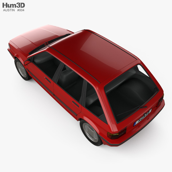 Austin Maestro 1995 3D model - Download Hatchback on 3DModels.org