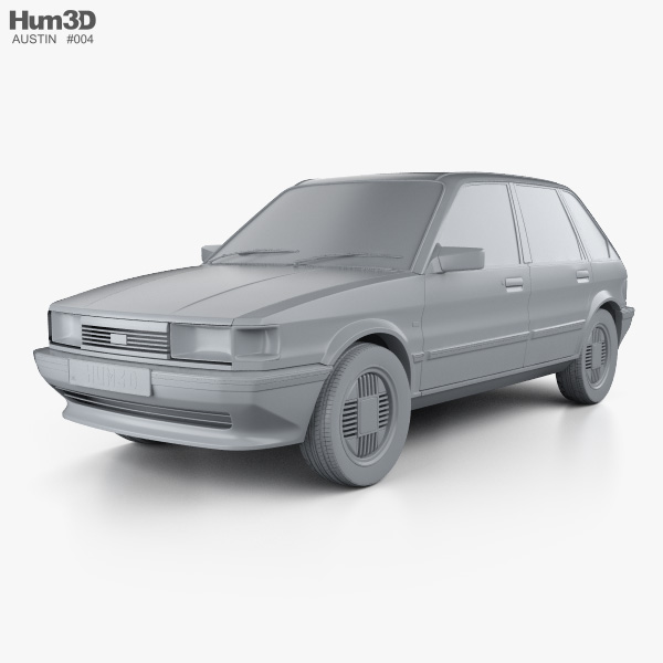 Austin Maestro 1995 3D model - Download Hatchback on 3DModels.org
