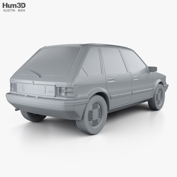 Austin Maestro 1995 3D model - Download Hatchback on 3DModels.org