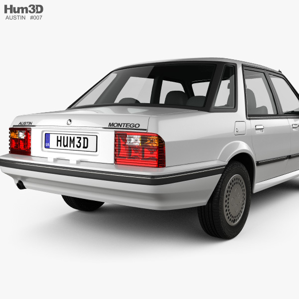 Austin Montego 1984 3D model - Download Sedan on 3DModels.org