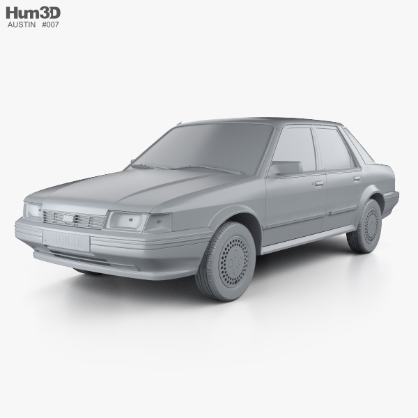 Austin Montego 1984 3D model - Download Sedan on 3DModels.org