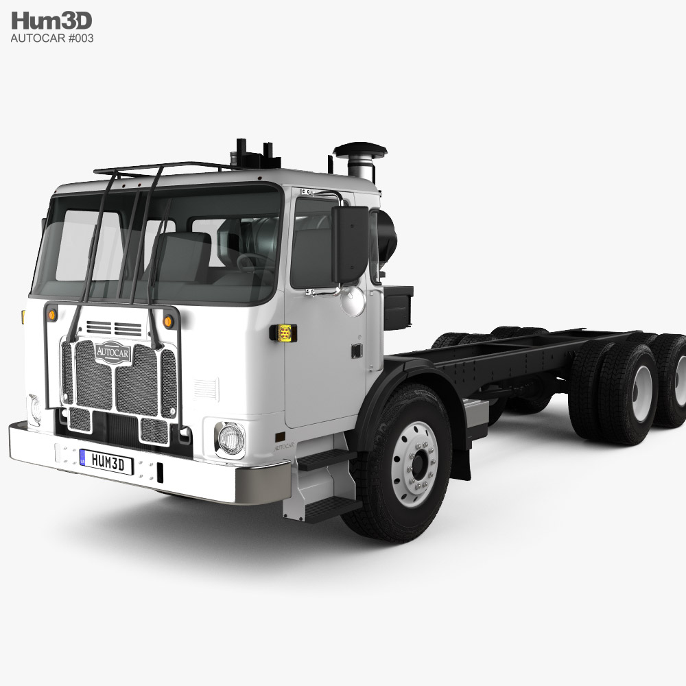 Autocar ACX Chassis Truck 2025 3D model - Download Truck on 3DModels.org