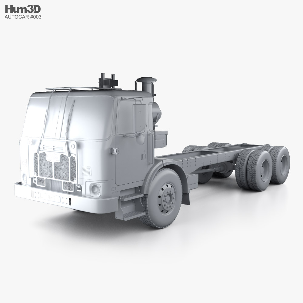 Autocar ACX Chassis Truck 2025 3D model - Download Truck on 3DModels.org
