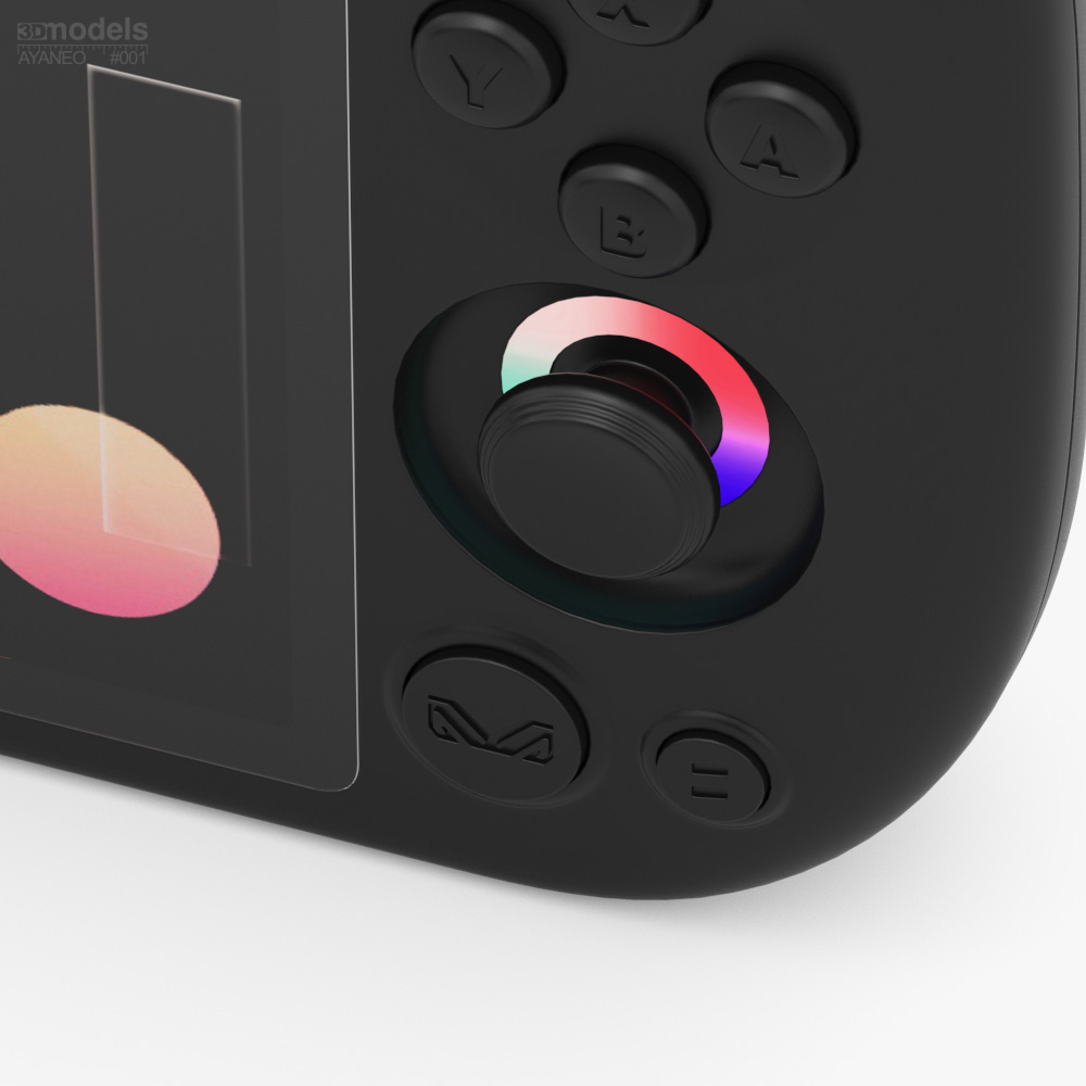 Ayaneo Pocket Air Mini Aurora Black Gaming Handheld 3D model - Download ...