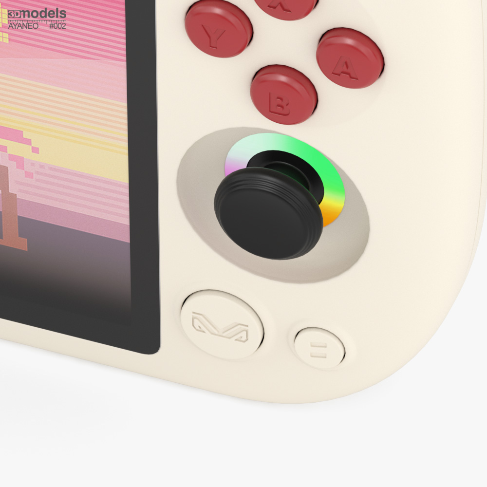 Ayaneo Pocket Air Mini Retro Power Gaming Handheld 3D model - Download ...