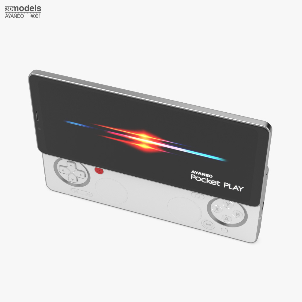 Ayaneo Pocket Play White 3D model - Download Game Console on 3DModels.org