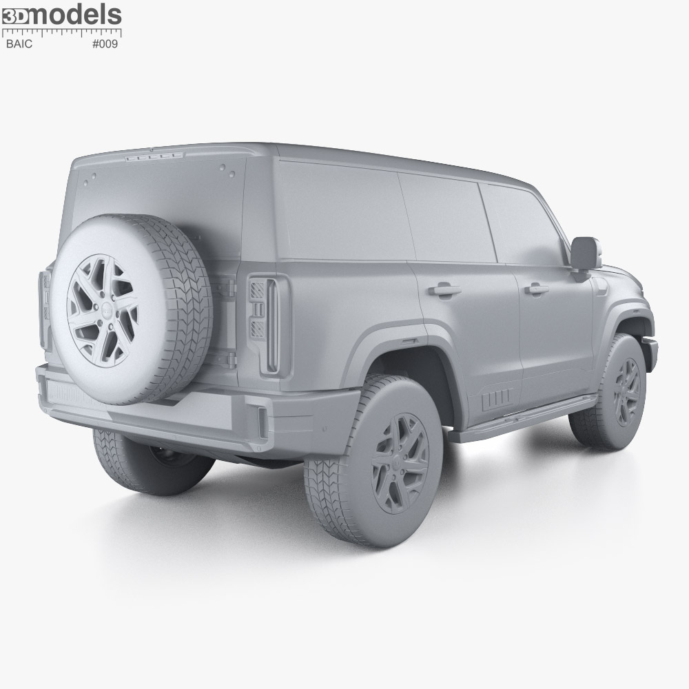BAIC Beijing BJ40P 2025 3D model - Download Crossover SUV on 3DModels.org