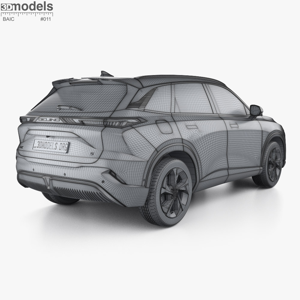 BAIC Beijing 5 2025 3D model - Download Crossover SUV on 3DModels.org