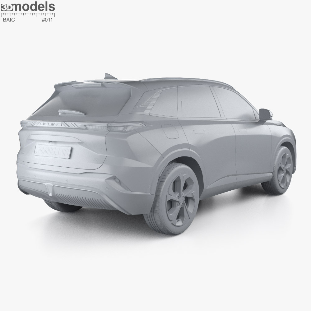 BAIC Beijing 5 2025 3D model - Download Crossover SUV on 3DModels.org
