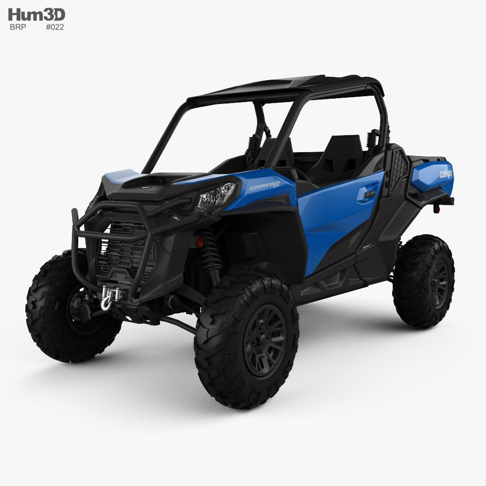 BRP Can-Am Commander XT 2021 3D model - Download ATV on 3DModels.org