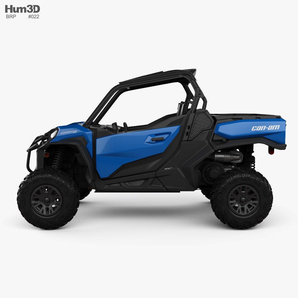 BRP Can-Am Commander XT 2021 3D model - Download ATV on 3DModels.org