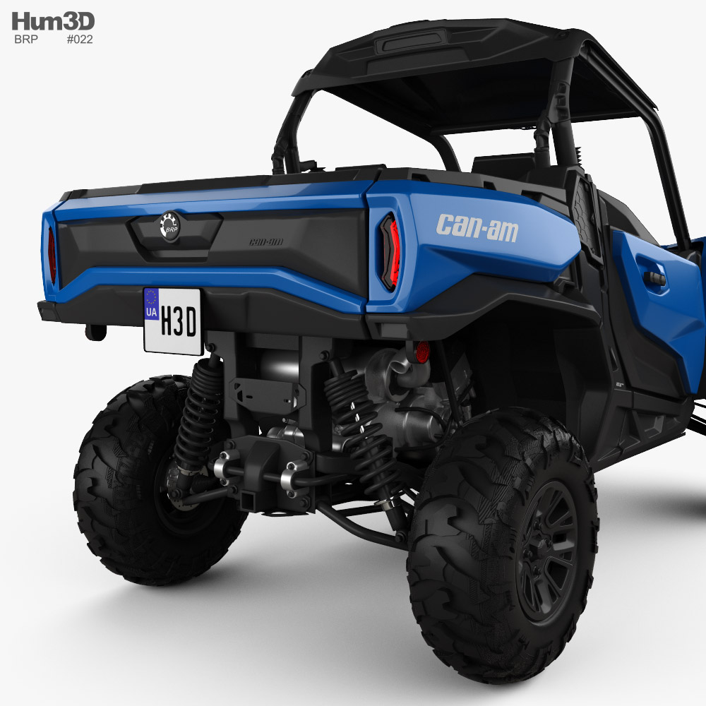 BRP Can-Am Commander XT 2021 3D model - Download ATV on 3DModels.org