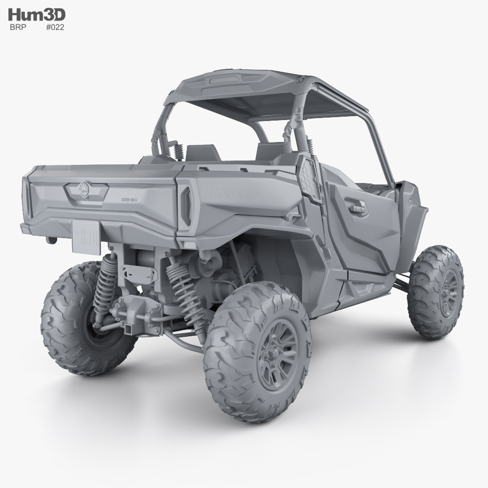 BRP Can-Am Commander XT 2021 3D model - Download ATV on 3DModels.org
